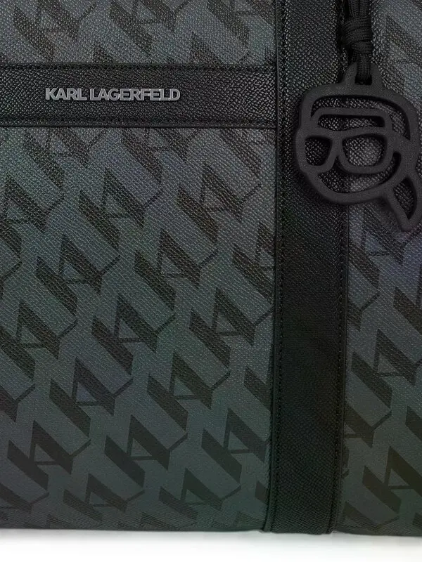 Karl Lagerfeld Ikon Monogram Weekender Bag