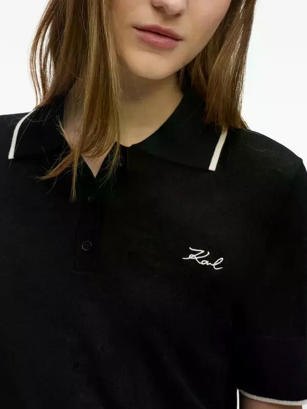 Karl Lagerfeld Merino Wool Polo Shirt