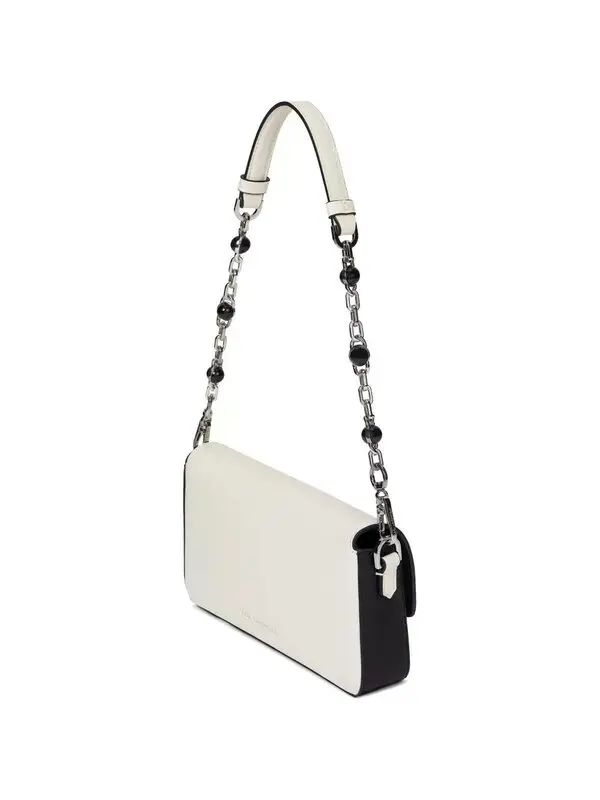 Karl Lagerfeld K/signature Bead-embellished Shoulder Bag