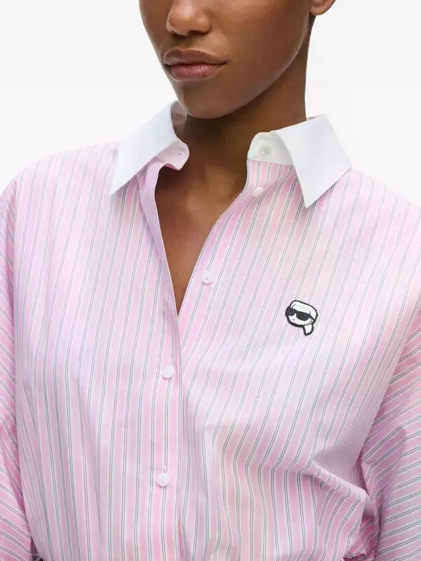 Karl Lagerfeld Striped Cotton Shirt