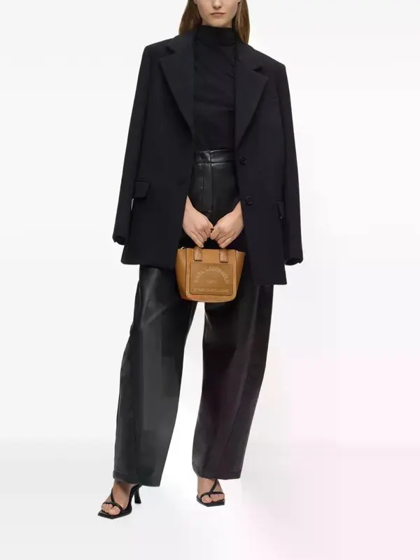 Karl Lagerfeld K/daily Mini Suede Tote Bag - Brown