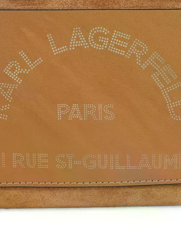 Karl Lagerfeld K/daily Mini Suede Tote Bag - Brown