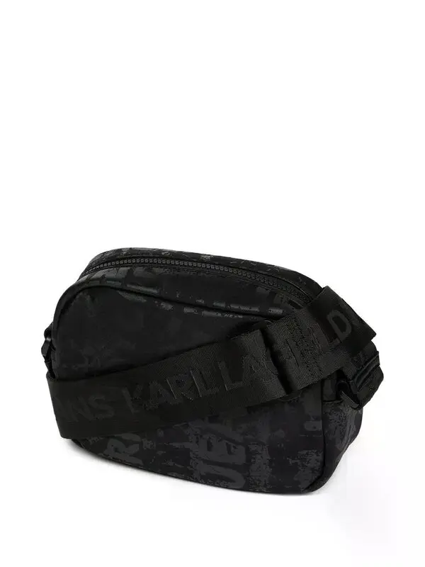 Karl Lagerfeld All-over Logo Print Camera Bag