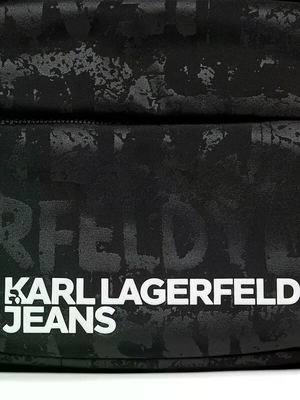 Karl Lagerfeld All-over Logo Print Camera Bag