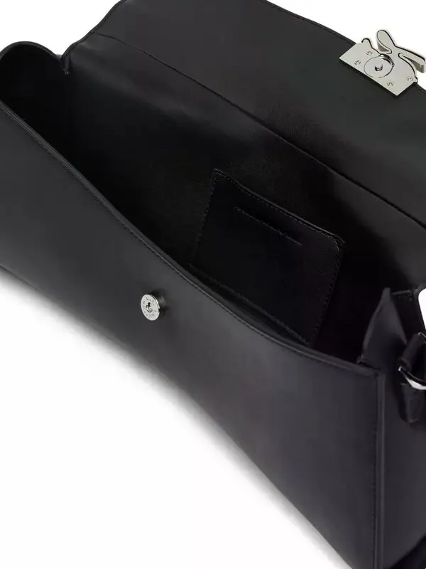 Karl Lagerfeld K/autograph Twist Elongated Shoulder Bag - Black