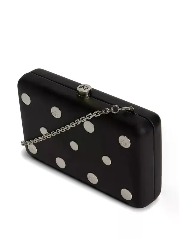 Karl Lagerfeld K/soiree Clutch With Stud Embellishments