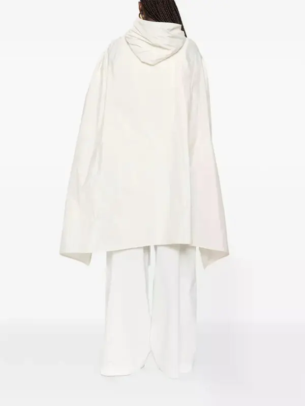 Moncler Hooded Cape - Neutrals