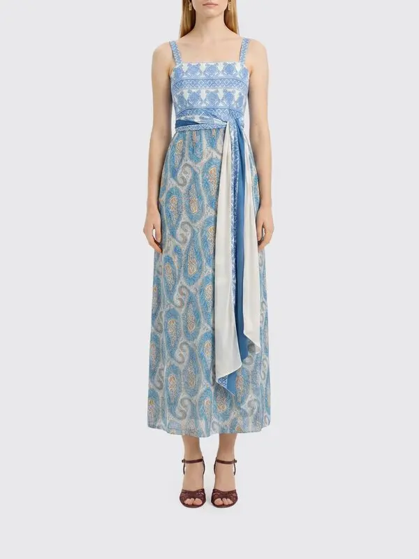 Etro Paisley Print Maxi Dress