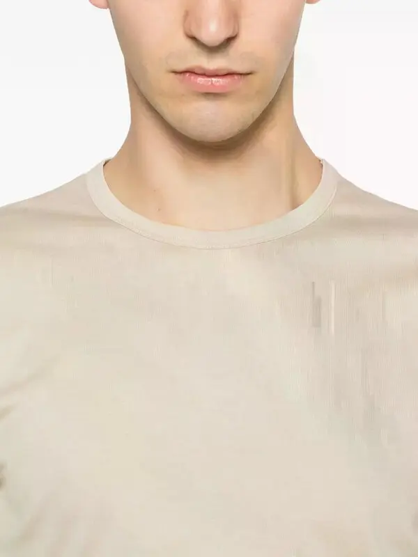 Sunspel Crew-neck Short-sleeve T-shirt - Neutrals