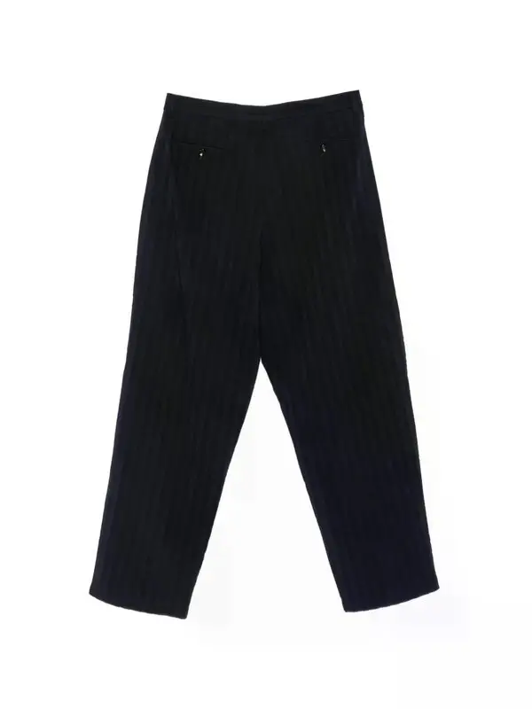LC23 Pinstripe Pleated Trousers