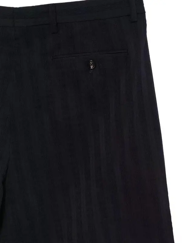 LC23 Pinstripe Pleated Trousers