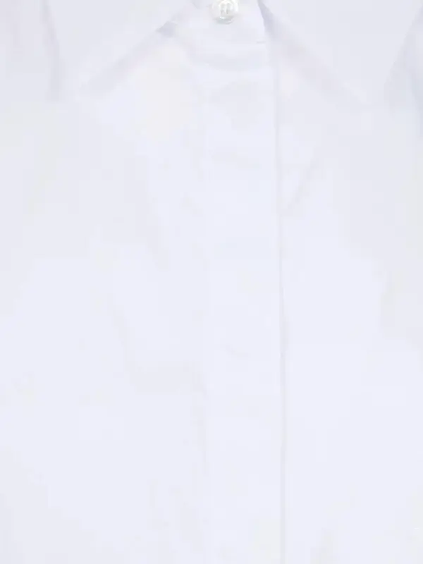 SEMICOUTURE Sleeveless Box-pleat Shirt