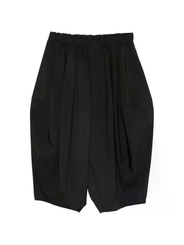Comme Des Garçons Elasticated Waistband Drop-crotch Trousers