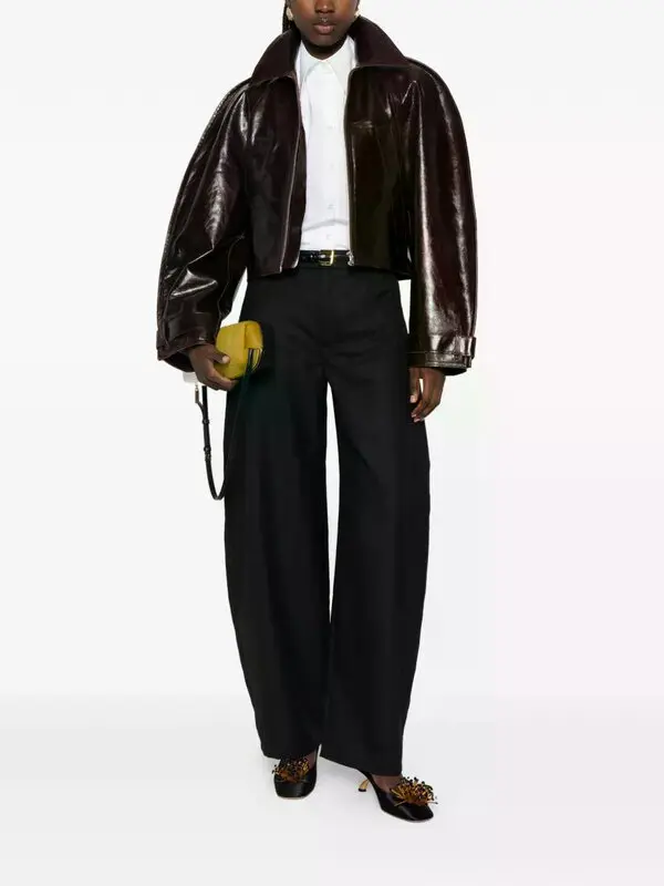 Séfr Twill Wide-leg Trousers