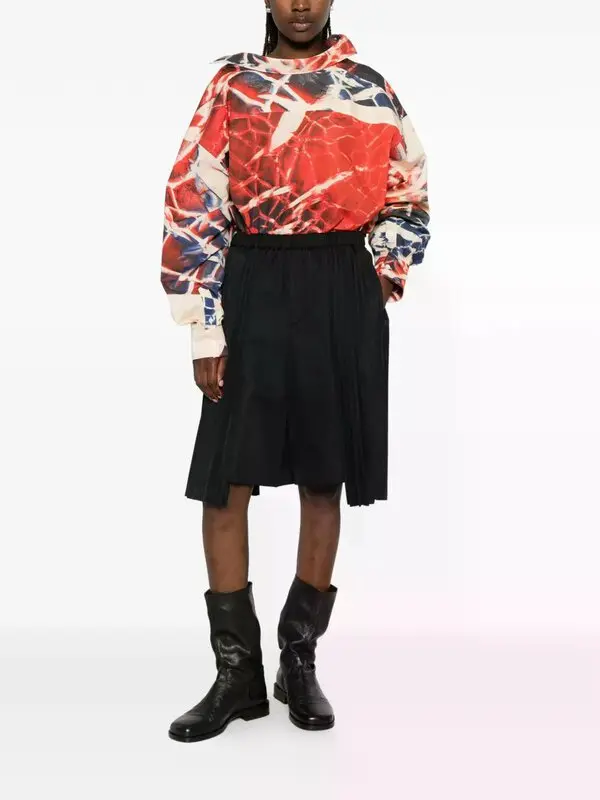 Comme Des Garçons Pleated Panel Trousers