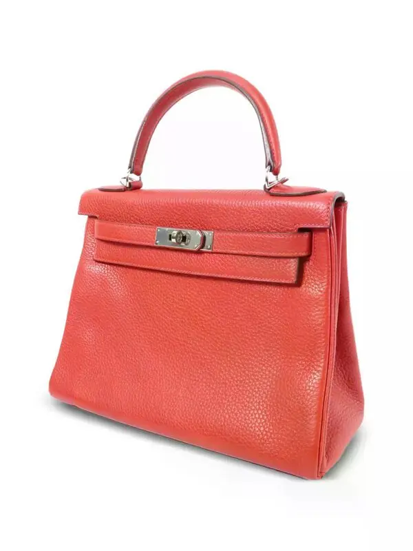 Hermès Kelly 28 Togo Tote Bag - Red