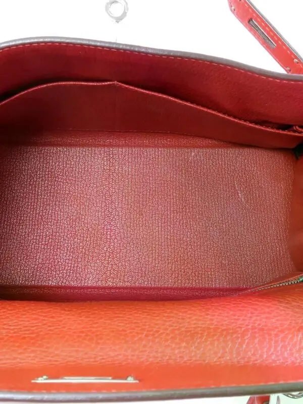 Hermès Kelly 28 Togo Tote Bag - Red