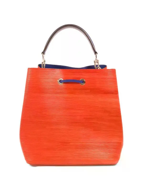 LOUIS VUITTON Neo Noe Mm Epi Leather Bucket Bag - Orange