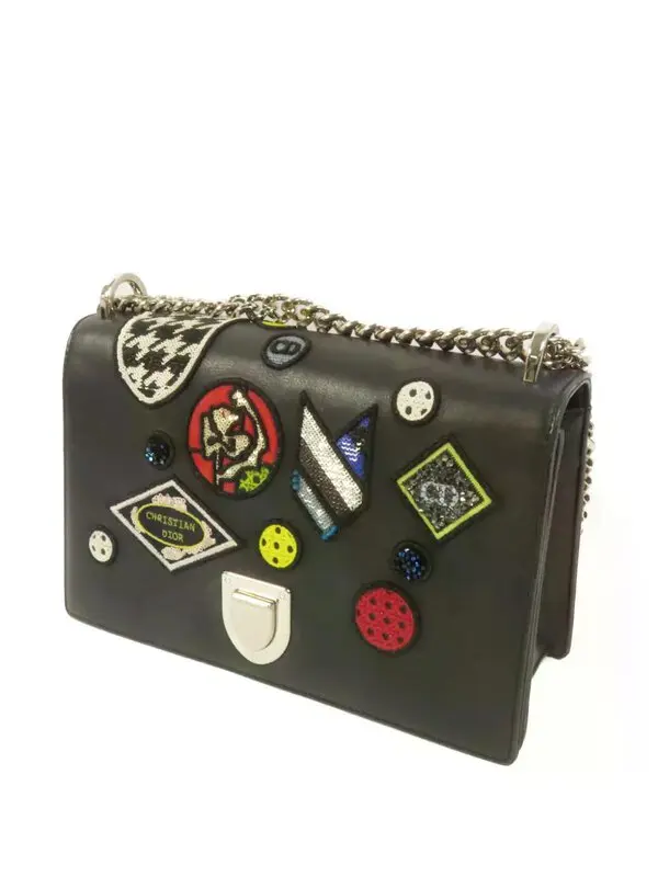Dior Diorama Patch Detail Shoulder Bag