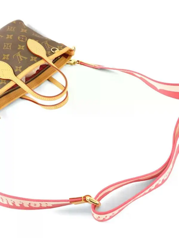 LOUIS VUITTON Monogram Canvas Tote Bag With Detachable Pouch - Brown