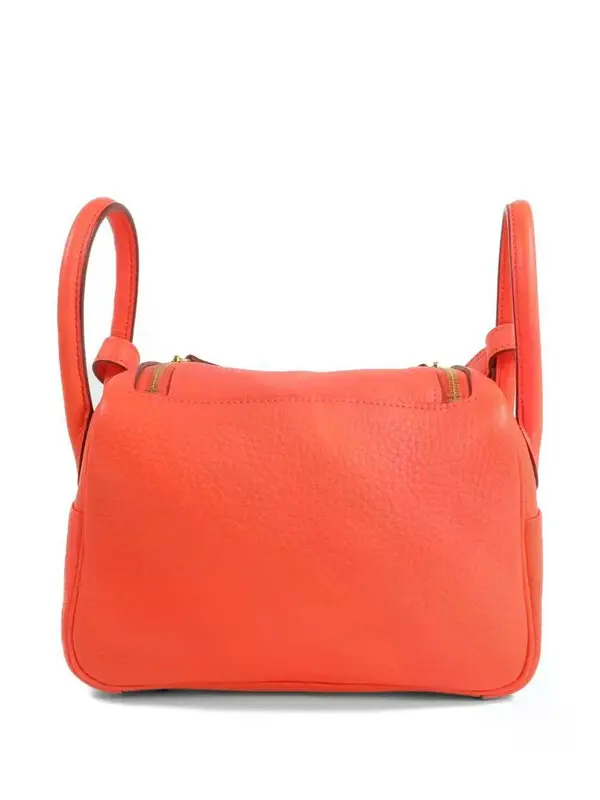Hermès Mini Lindy Shoulder Bag - Orange