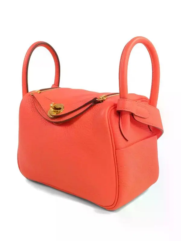 Hermès Mini Lindy Shoulder Bag - Orange
