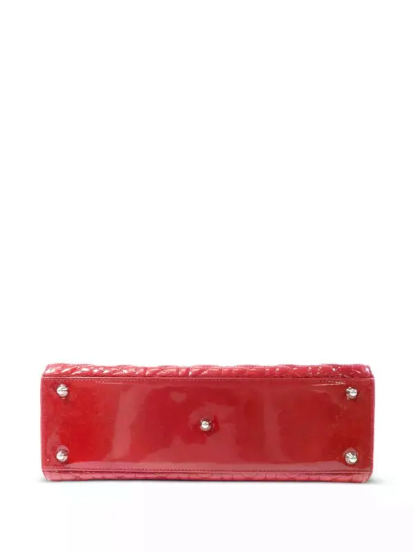 Dior Lady Tote Bag - Red