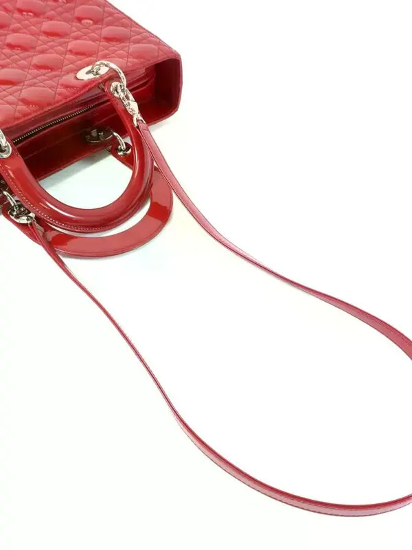 Dior Lady Tote Bag - Red