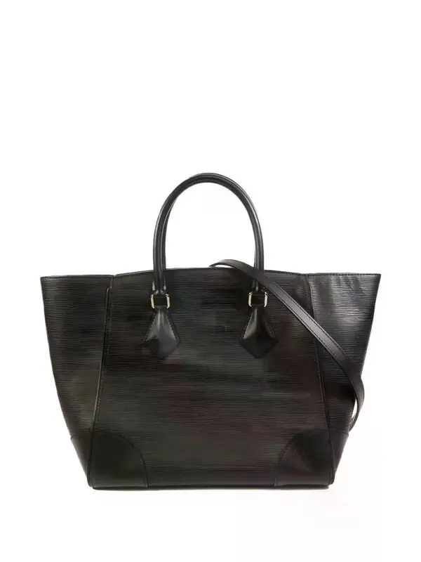 LOUIS VUITTON Pi Leather Tote Bag - Black