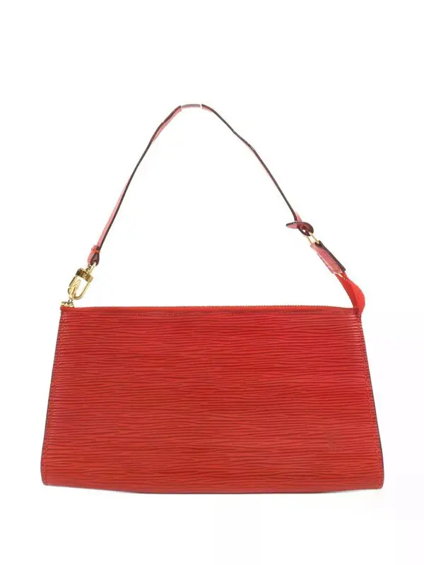 LOUIS VUITTON Detachable Strap Leather Bag - Red