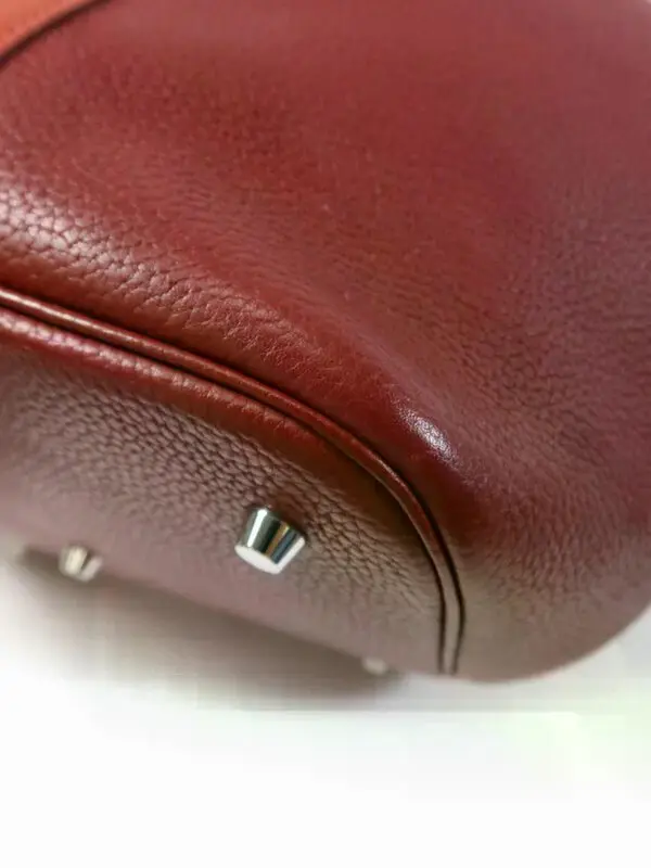 Hermès Gm Picotin Leather Tote Bag - Red