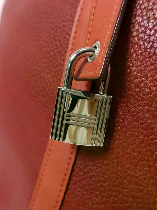 Hermès Gm Picotin Leather Tote Bag - Red