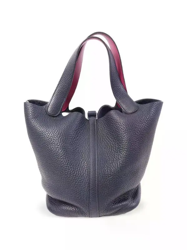 Hermès Mm Picotin Lock Tote Bag - Blue