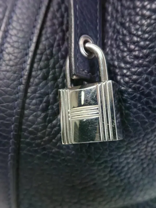 Hermès Mm Picotin Lock Tote Bag - Blue