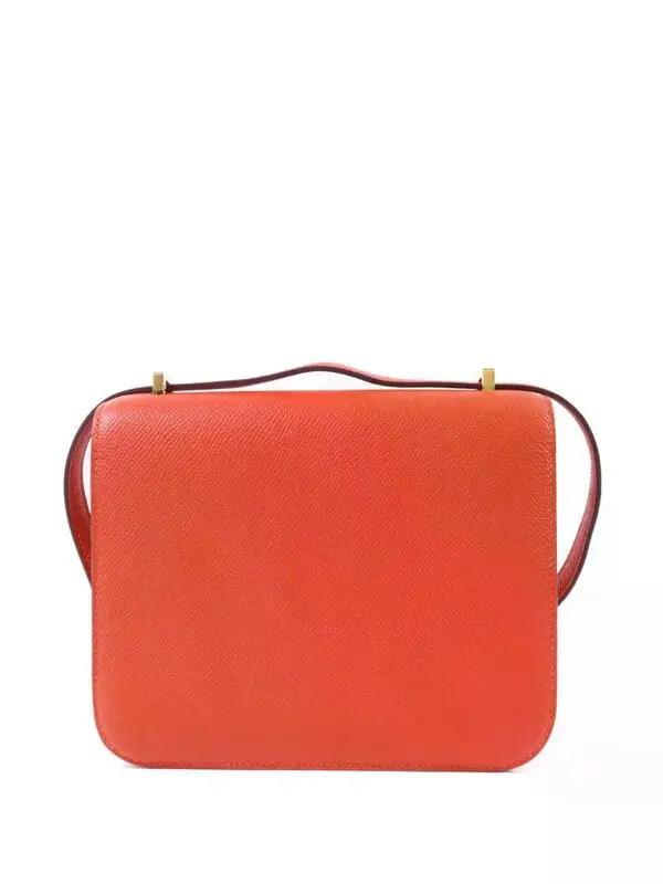 Hermès Mini Constance Shoulder Bag - Orange