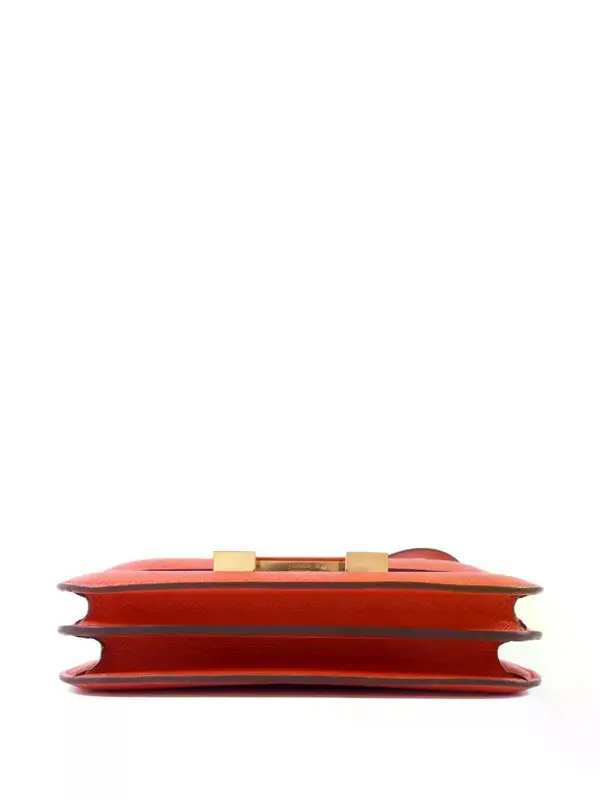 Hermès Mini Constance Shoulder Bag - Orange