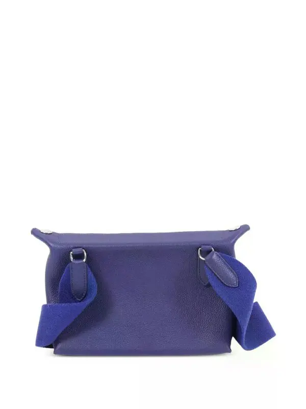 Hermès Videpoches Togo-leather Crossbody Bag - Blue