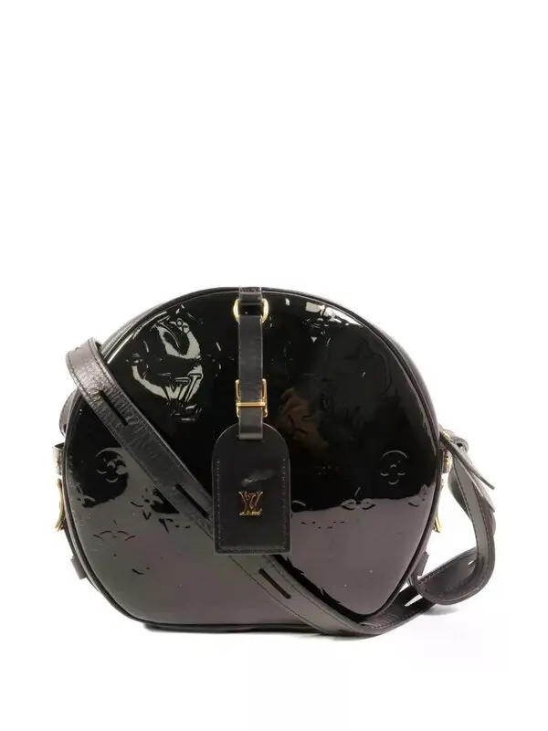 LOUIS VUITTON Monogram Vernis Boite Chapeau Souple Cross Body Bag - Black