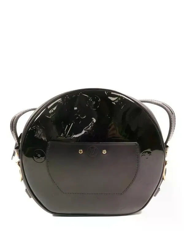 LOUIS VUITTON Monogram Vernis Boite Chapeau Souple Cross Body Bag - Black
