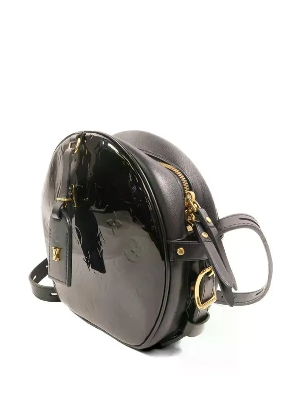 LOUIS VUITTON Monogram Vernis Boite Chapeau Souple Cross Body Bag - Black