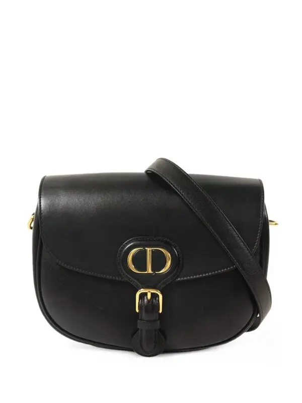 Dior Bobby Leather Shoulder Bag - Black