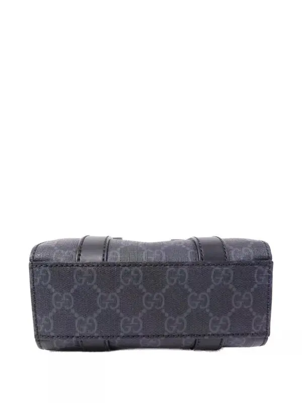 Gucci Gg Supreme Tote Bag With Web Stripe Trim