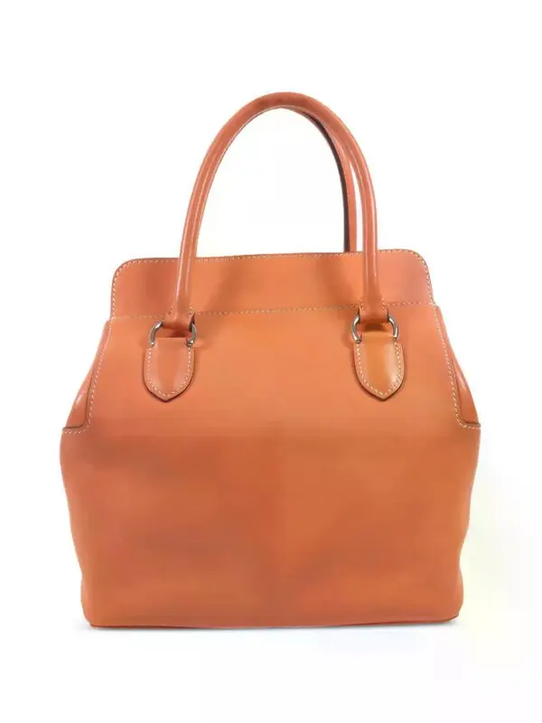 Hermès 2013 20 Toolbox Swift Leather Tote Bag - Orange