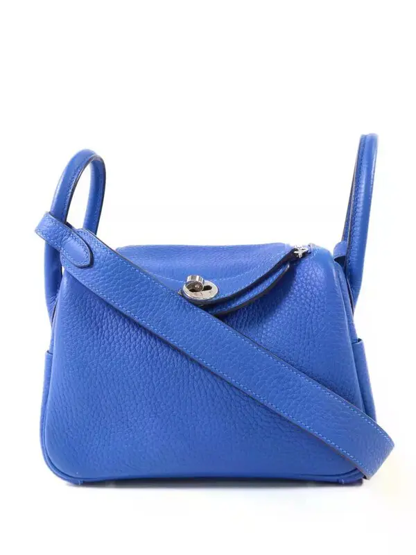 Hermès Mini Lindy Tote Bag - Blue
