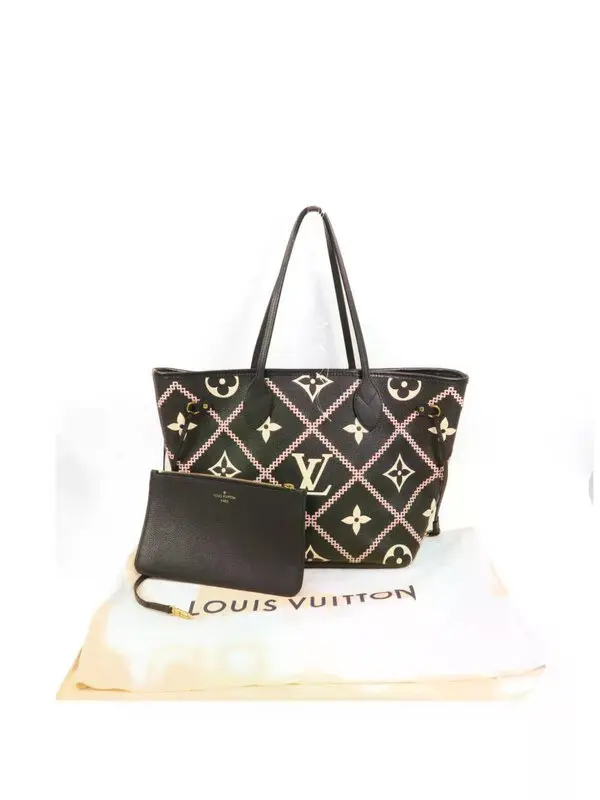 LOUIS VUITTON Neverfull Mm Monogram Empreinte Tote Bag