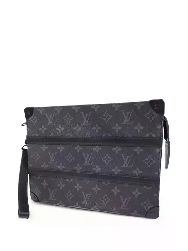 LOUIS VUITTON Trunk Pochette Monogram Eclipse Clutch Bag