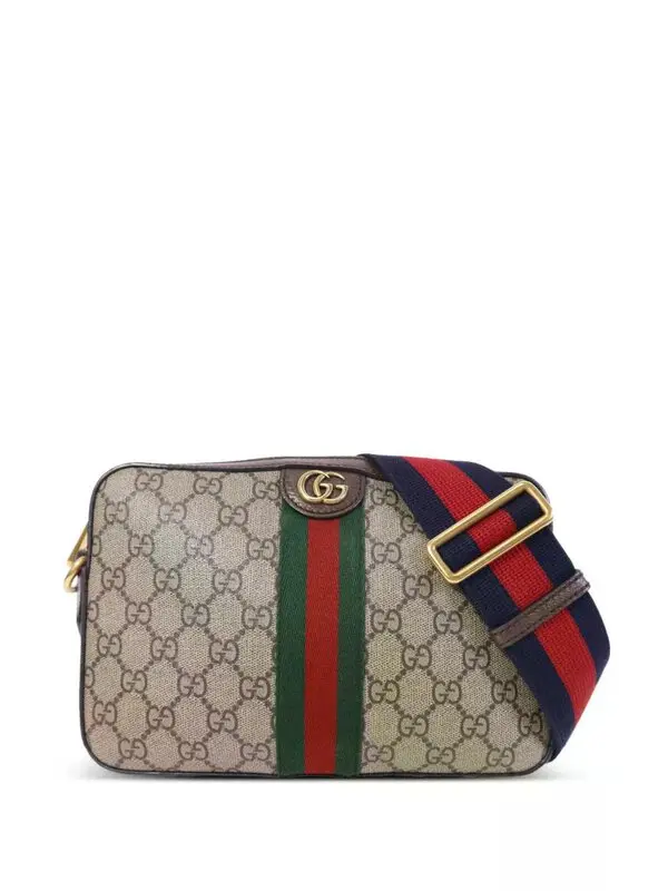 Gucci Ophidia Gg Supreme Monogram Canvas Cross Body Bag - Neutrals