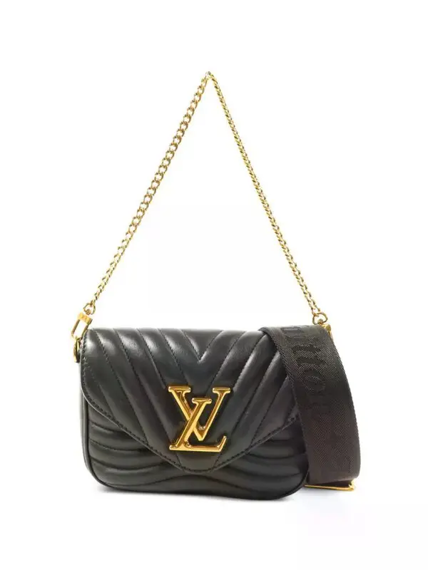 LOUIS VUITTON New Wave Chain Strap Calfskin Handbag