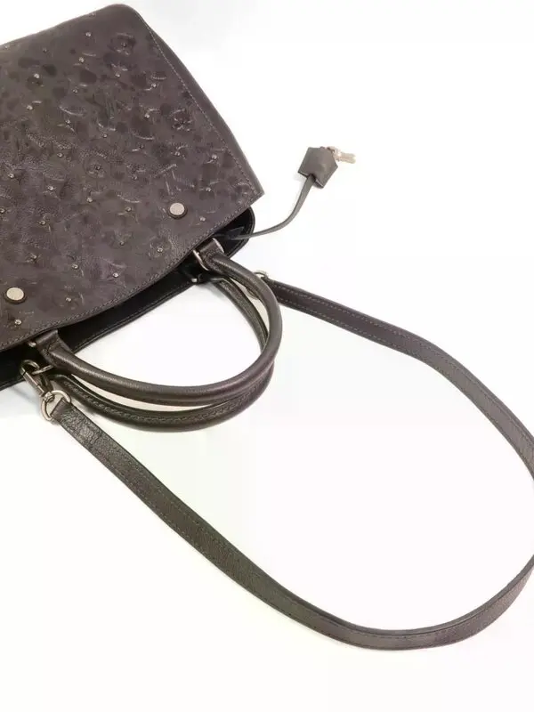 LOUIS VUITTON Bb Montaigne Monogram Empreinte Tote Bag