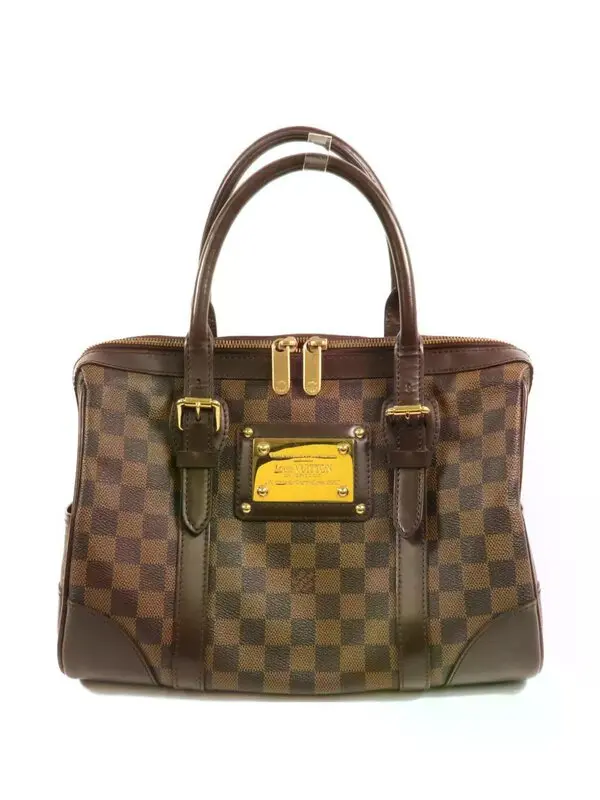 LOUIS VUITTON Berkeley Damier Ebene Tote Bag